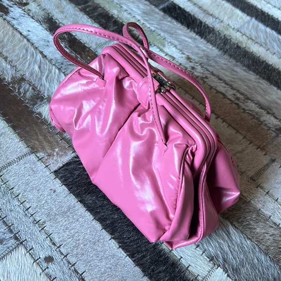 Zara | Bags | Zara Pink Mini Faux Leather Bag | Poshmark